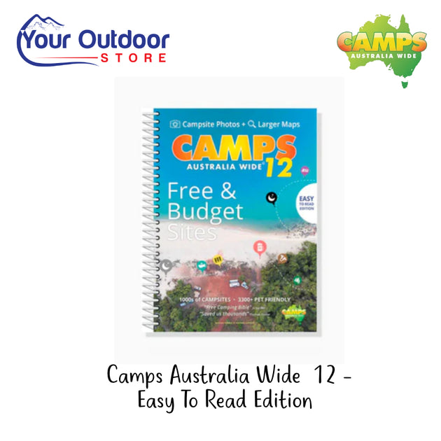 Camps Australia Wide 12 Easy to Read Edition | Your Outdoor Store