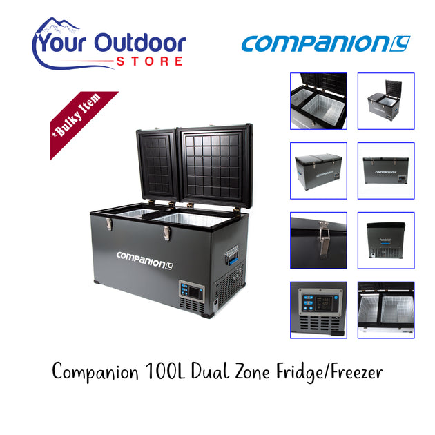 Companion 100L Dual Zone Fridge Freezer | Your Outdoor Store