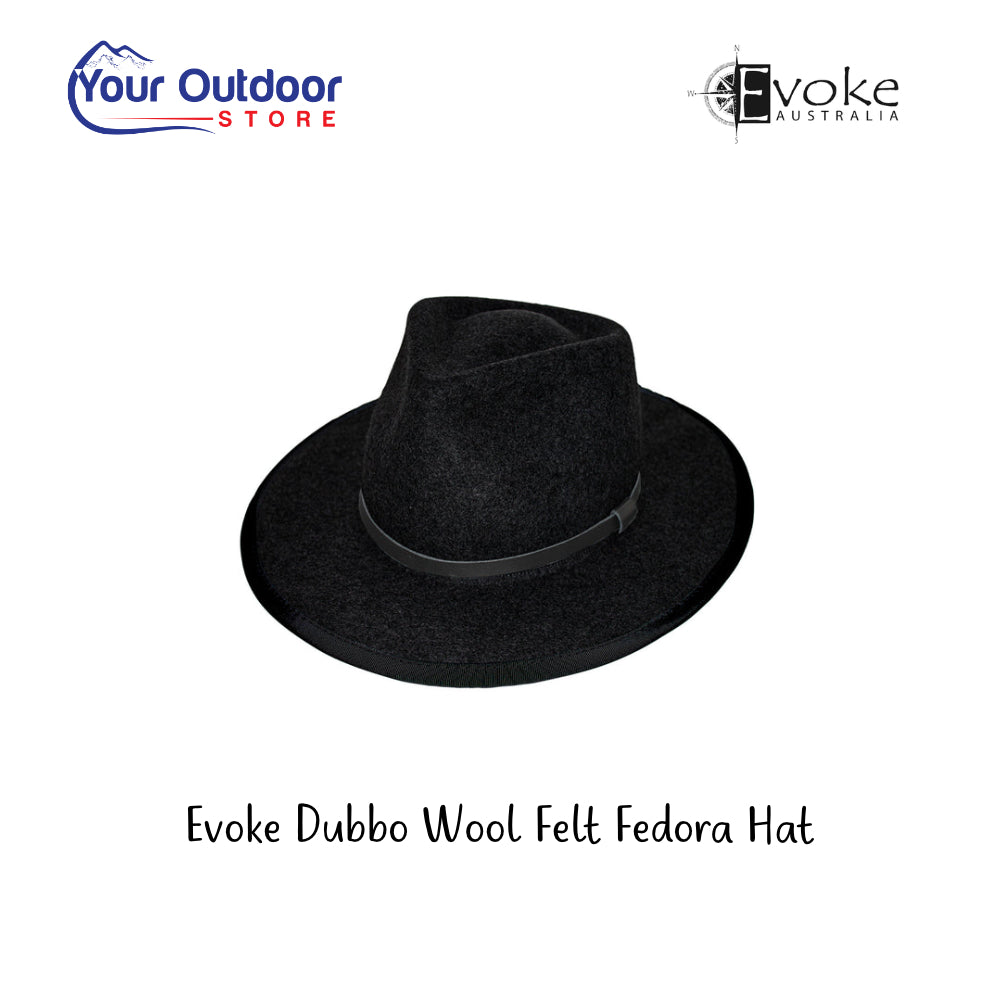 Evoke Dubbo Australian Wool Felt Fedora | Your Outdoor Store